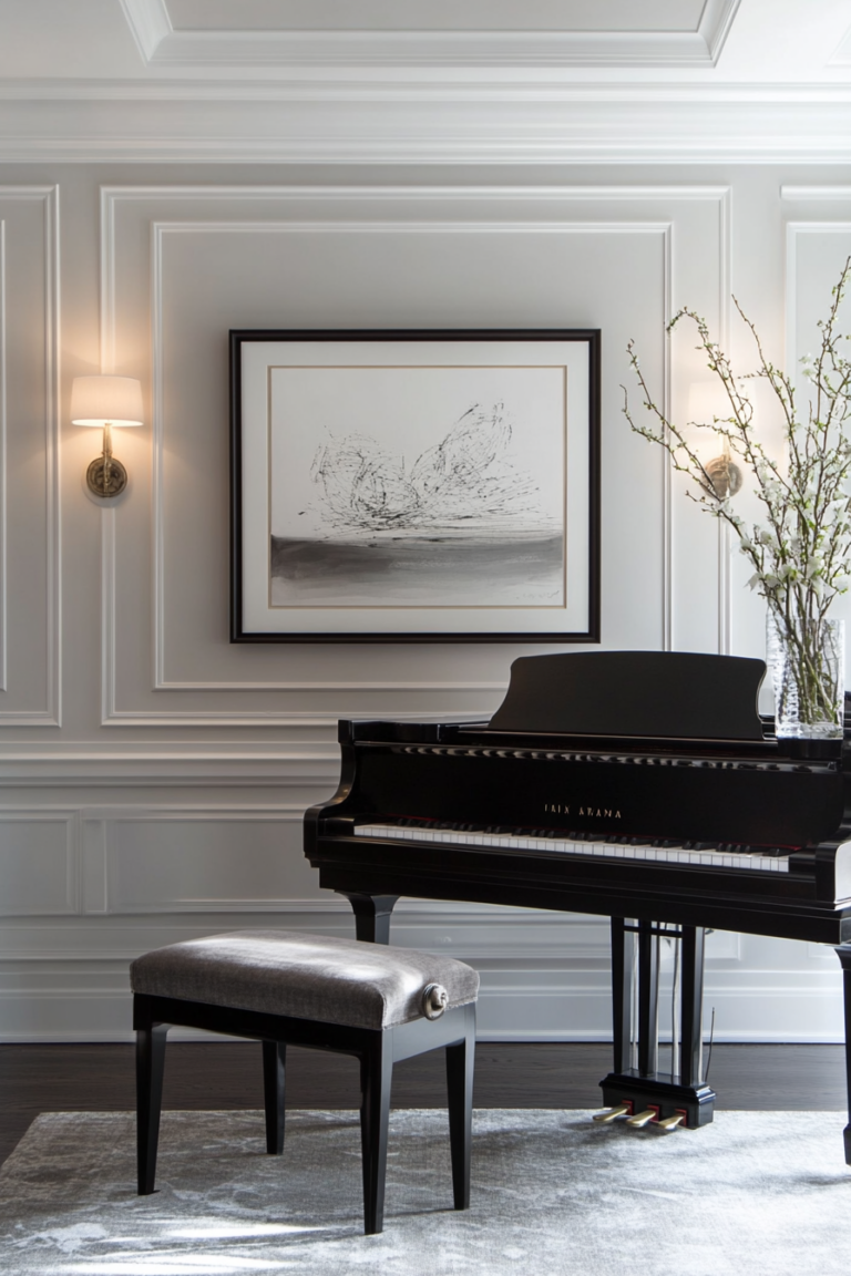 Why Let Your Piano Room Be Ordinary? These Stunning Piano Room Decor ...