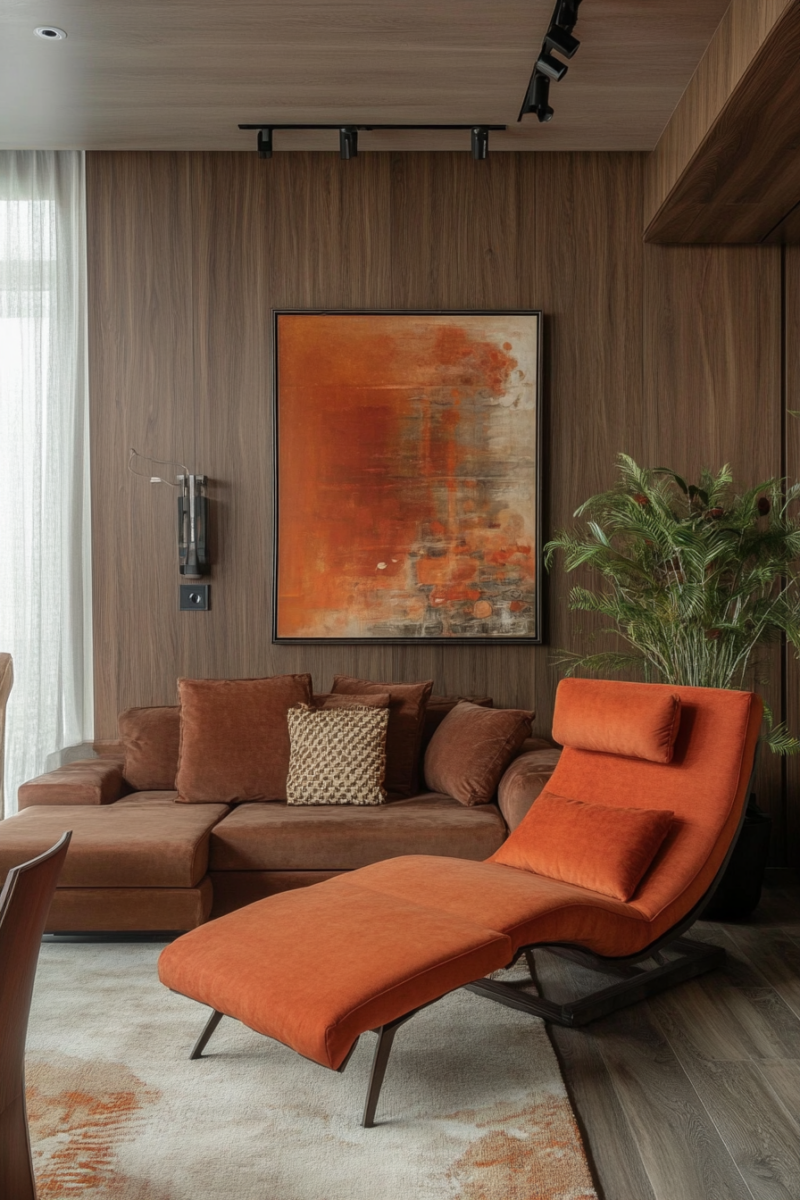 Why Burnt Orange Is The Color You Didn’t Know Your Living Room Needed!