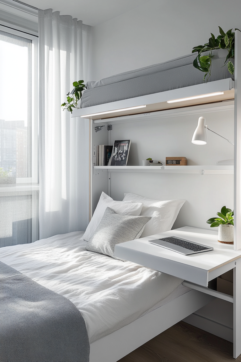 10+ Elegant Murphy Bed Desk Ideas For Your Home — DreamyHomeStyle