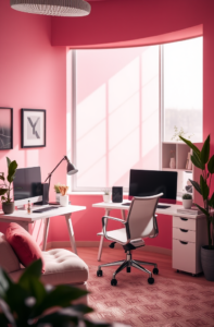 Why You’ll Fall In Love With A Blush Pink Home Office! 13 Ideas ...