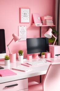 Why You’ll Fall In Love With A Blush Pink Home Office! 13 Ideas ...