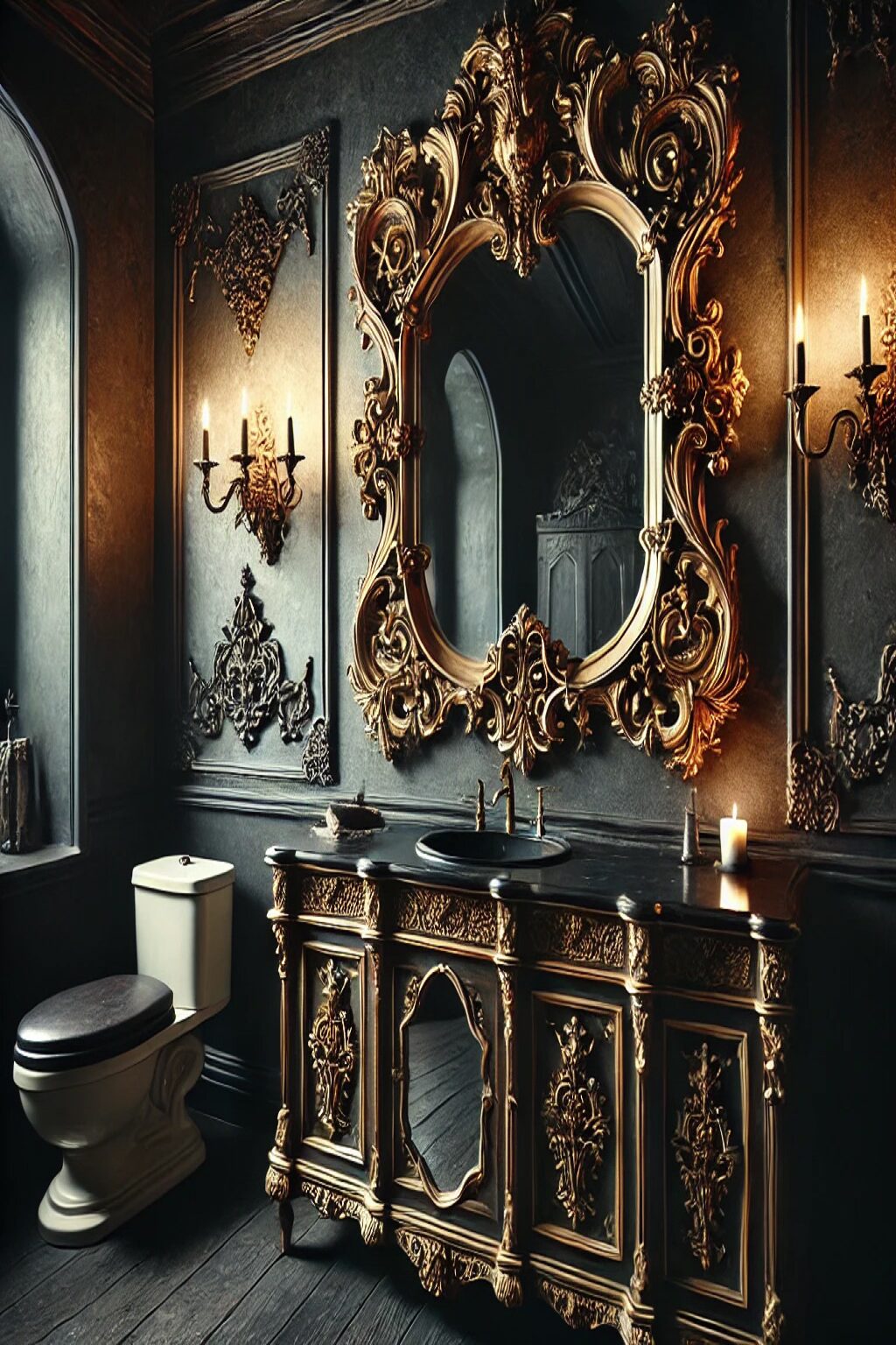 13 Gothic-Inspired Bathroom Designs That Will Leave You Spellbound ...