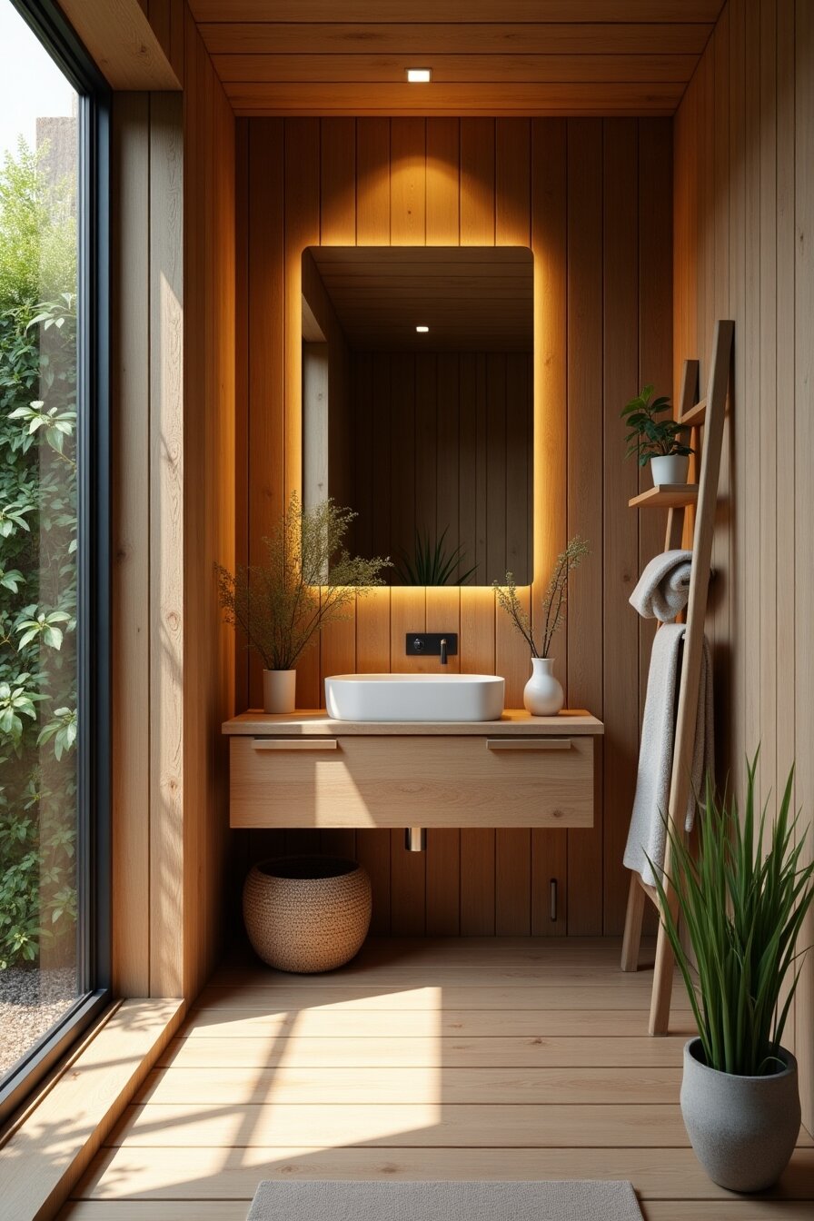 You Won’t Want To Miss These 13 Inviting Wood Bathroom Ideas That Will ...