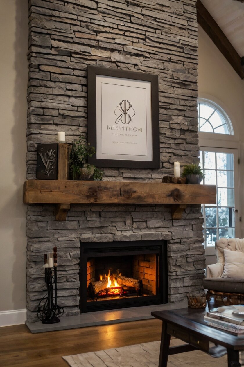 13 Farmhouse Fireplace Decor Ideas You Need To See — DreamyHomeStyle
