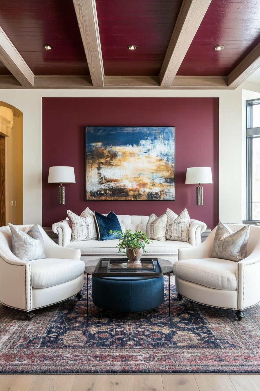 Burgundy Living Room Designs That Wow — DreamyHomeStyle