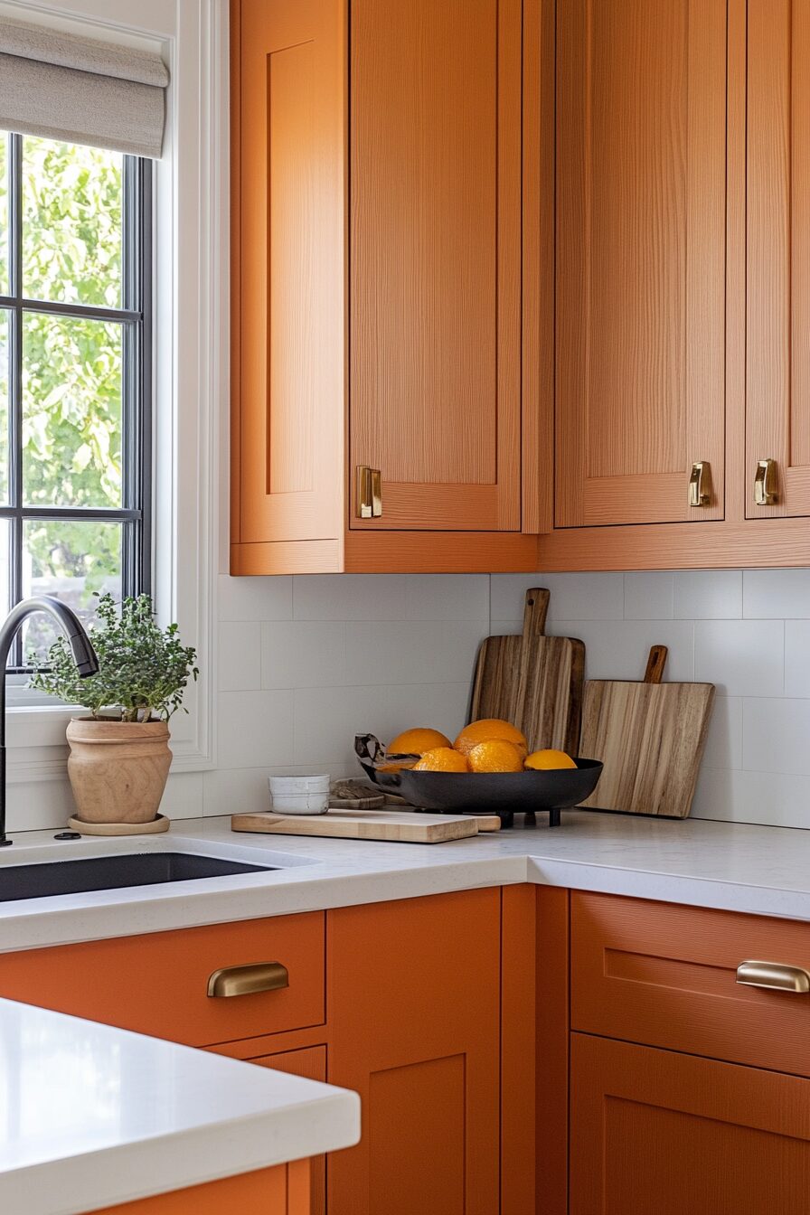 These Orange Oak Cabinet Makeover Ideas Will Totally Transform Your ...