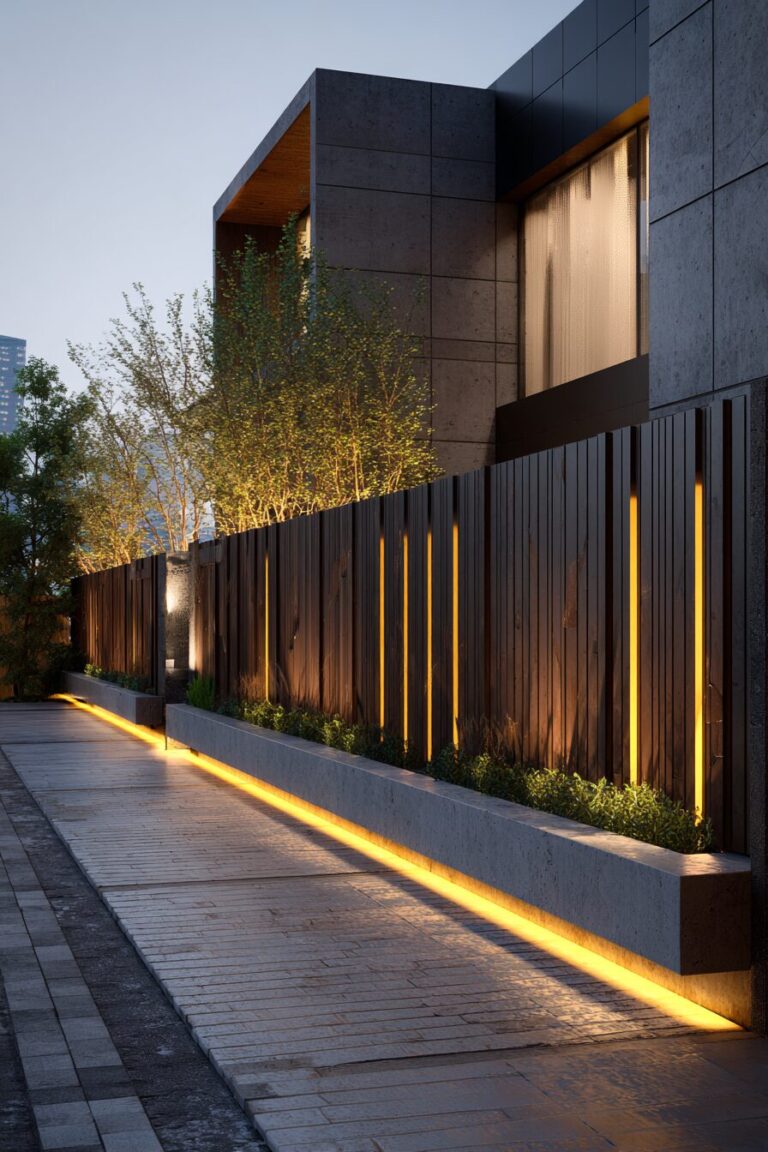 Unique Fence Lighting Ideas For Your Home – DreamyHomeStyle