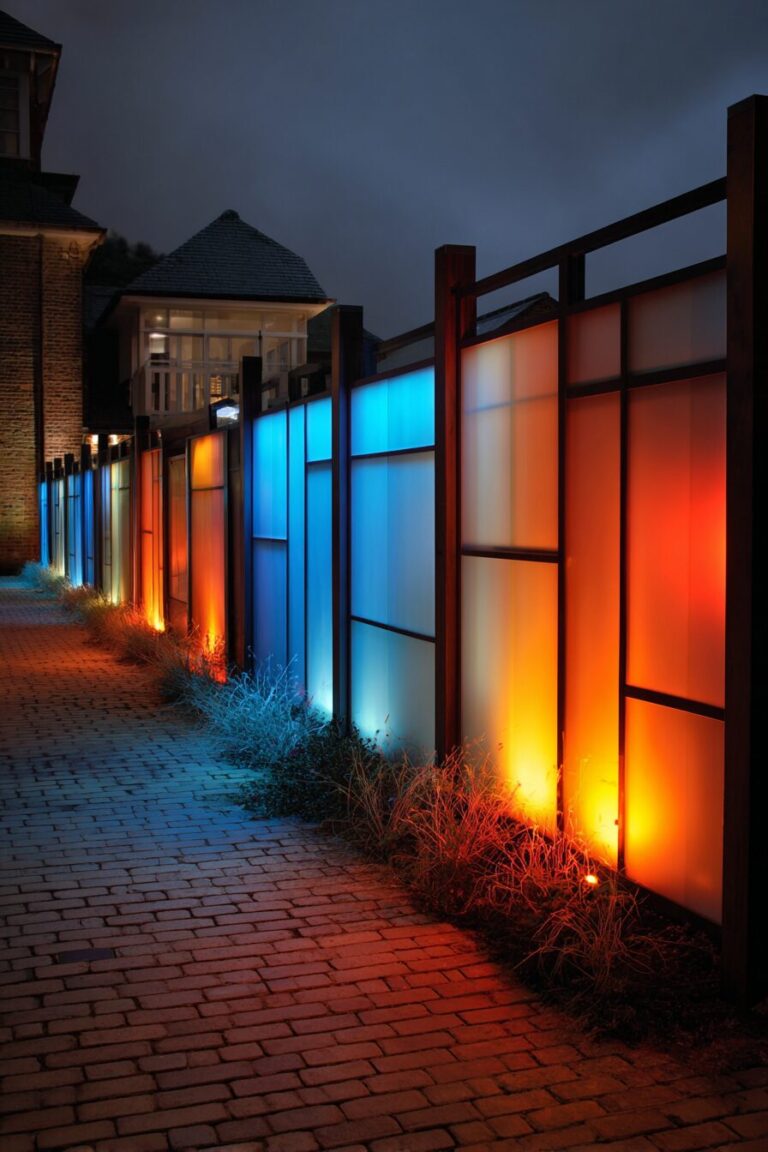 Unique Fence Lighting Ideas For Your Home — DreamyHomeStyle