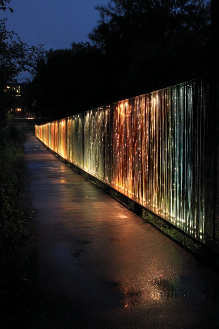 Unique Fence Lighting Ideas For Your Home — DreamyHomeStyle