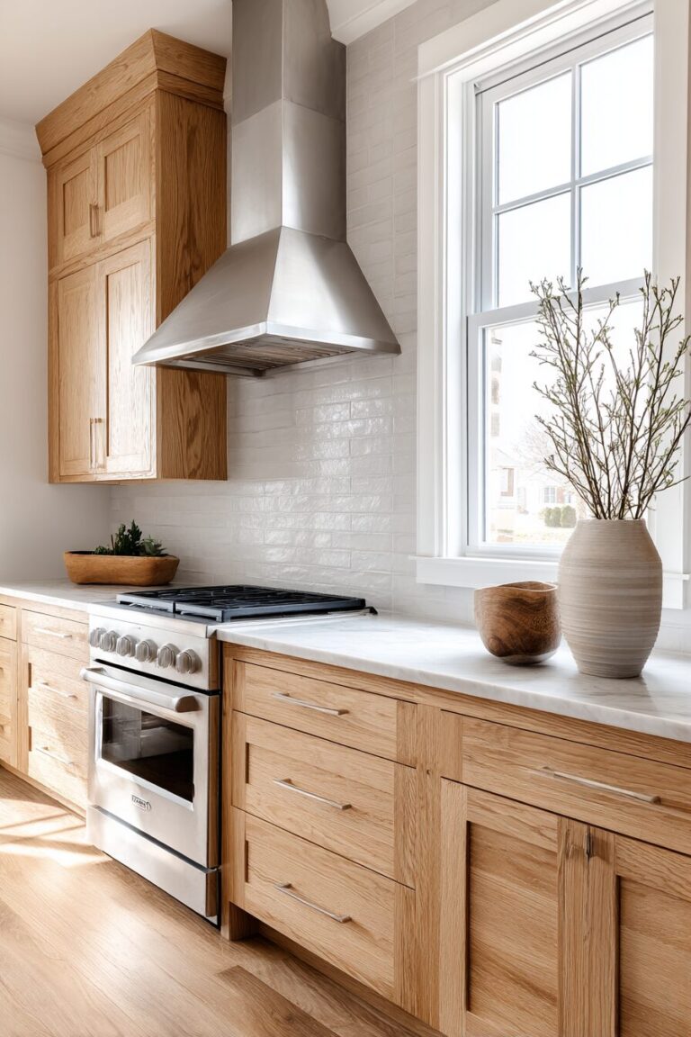 Stunning Golden Oak Kitchen Cabinet Designs — DreamyHomeStyle