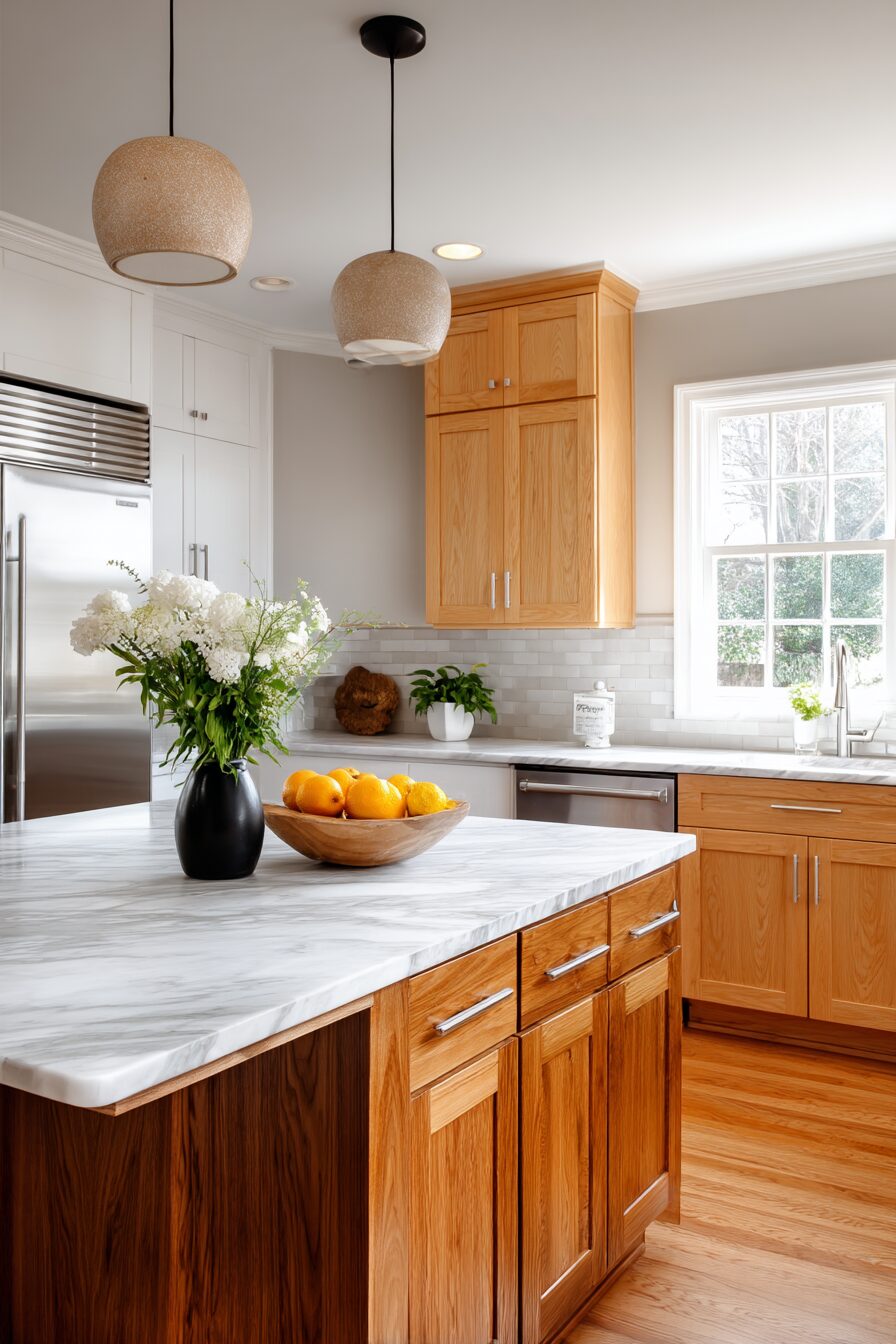 Stunning Golden Oak Kitchen Cabinet Designs — DreamyHomeStyle