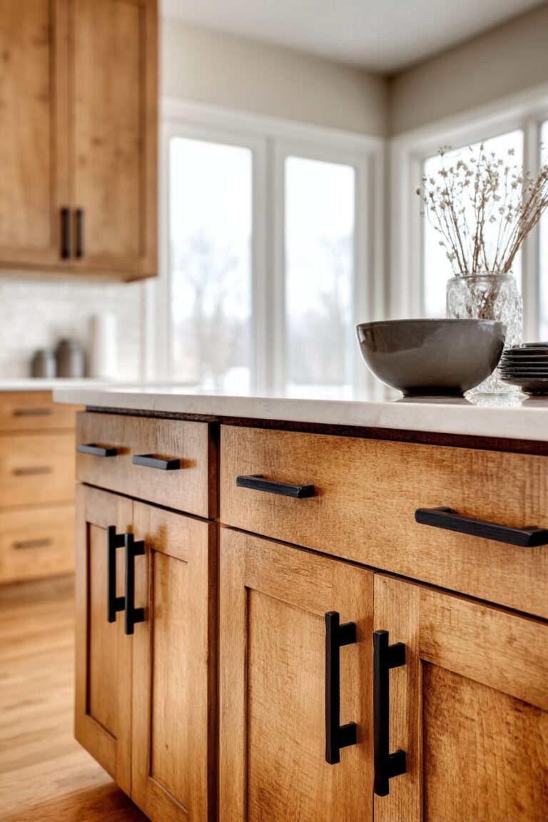 Stunning Golden Oak Kitchen Cabinet Designs — DreamyHomeStyle