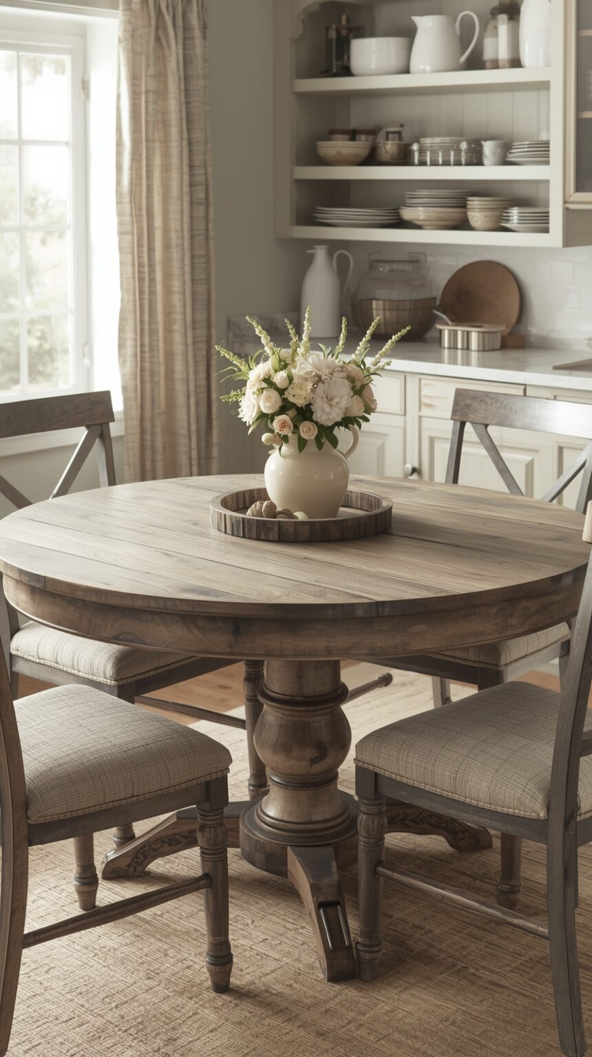 Charming Round Kitchen Table Inspirations — DreamyHomeStyle
