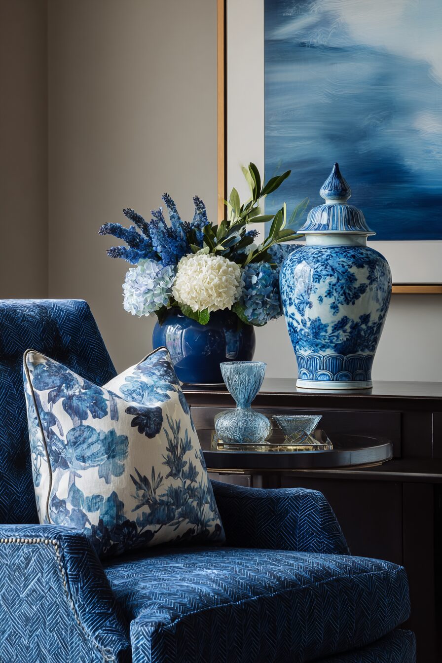 Aura Indigo Accents to Create a Moody Home — DreamyHomeStyle