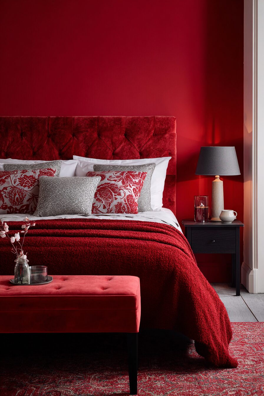 Bold Cherry Red Bedroom Decor Ideas to Make a Statement — DreamyHomeStyle