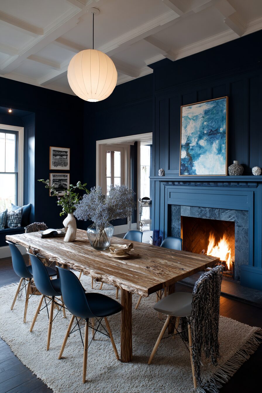 Cozy Blue Dining Room Ideas — DreamyHomeStyle