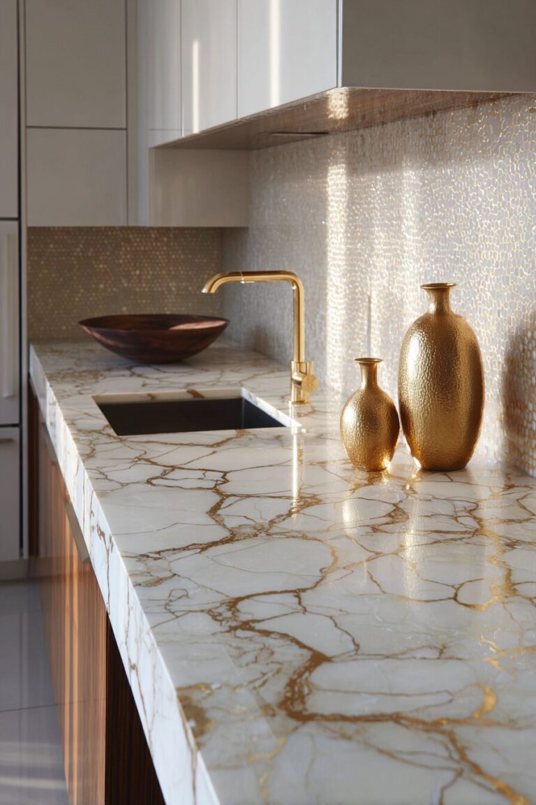 Discover The Beauty Of Warm Quartz Kitchen Countertops — DreamyHomeStyle