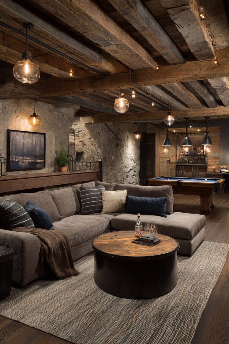 Beautifully Cozy Ideas For Unfinished Basements — DreamyHomeStyle