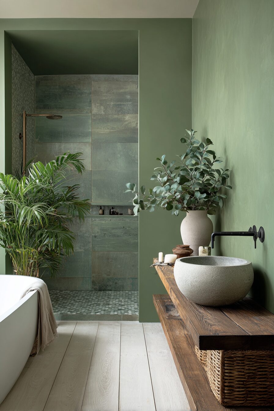 Stunning Green Bathroom Designs You’ll Love — DreamyHomeStyle