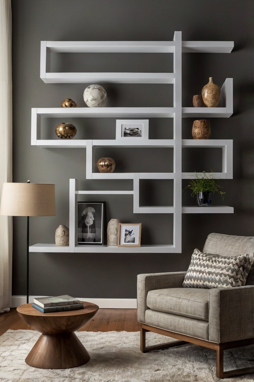 This Built In Shelf Trend Is Taking Over Modern Living Rooms ...