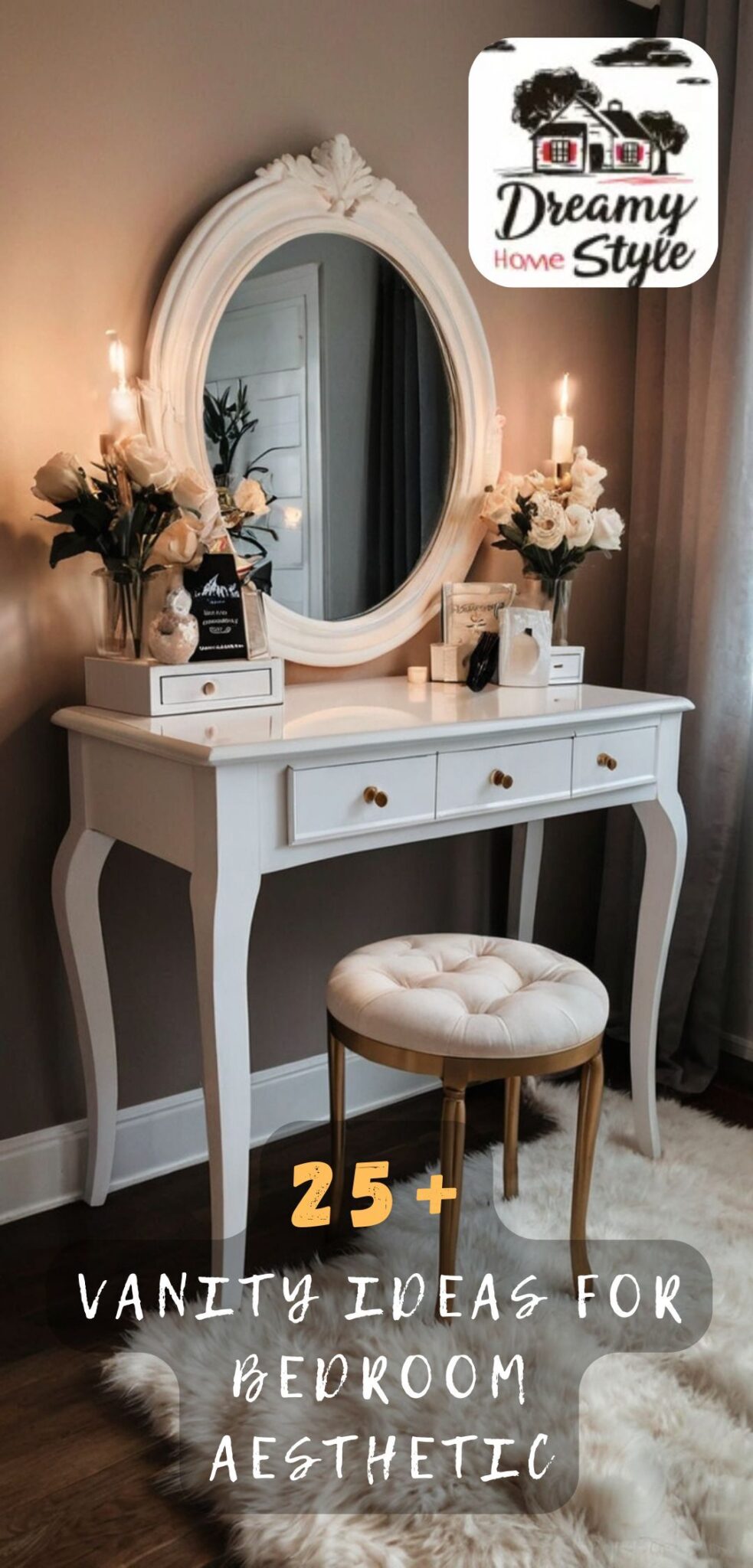 Vanity Ideas Bedroom Aesthetic You’ll Never Get Tired Of — DreamyHomeStyle
