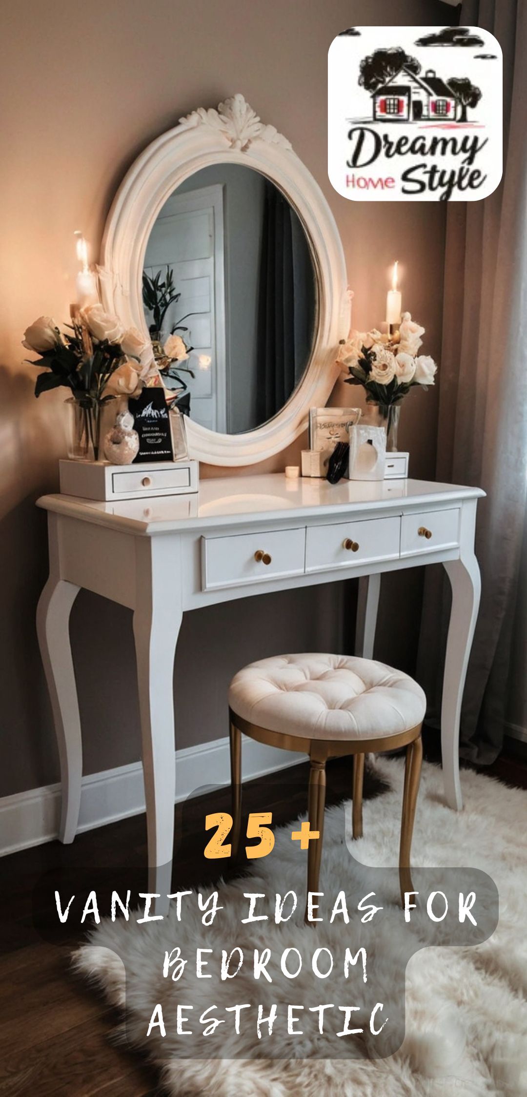 Vanity Ideas Bedroom Aesthetic You’ll Never Get Tired Of — DreamyHomeStyle