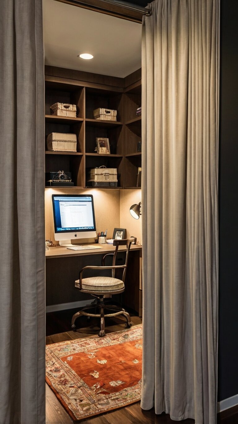 Working From Home With Your Partner? These 20 Closet Office Designs ...