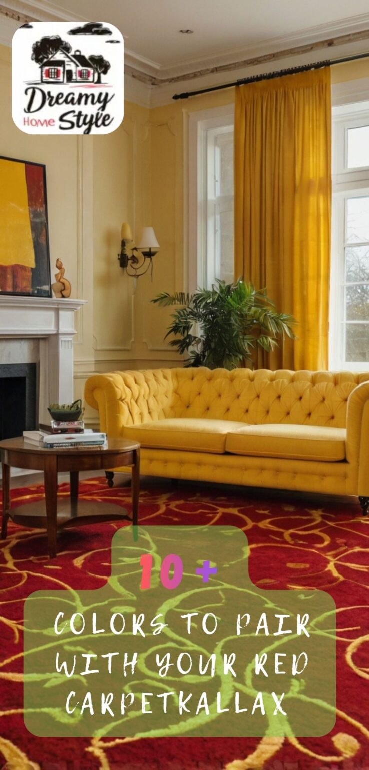 Red Carpet, What Paint? Stunning Color Combos — DreamyHomeStyle