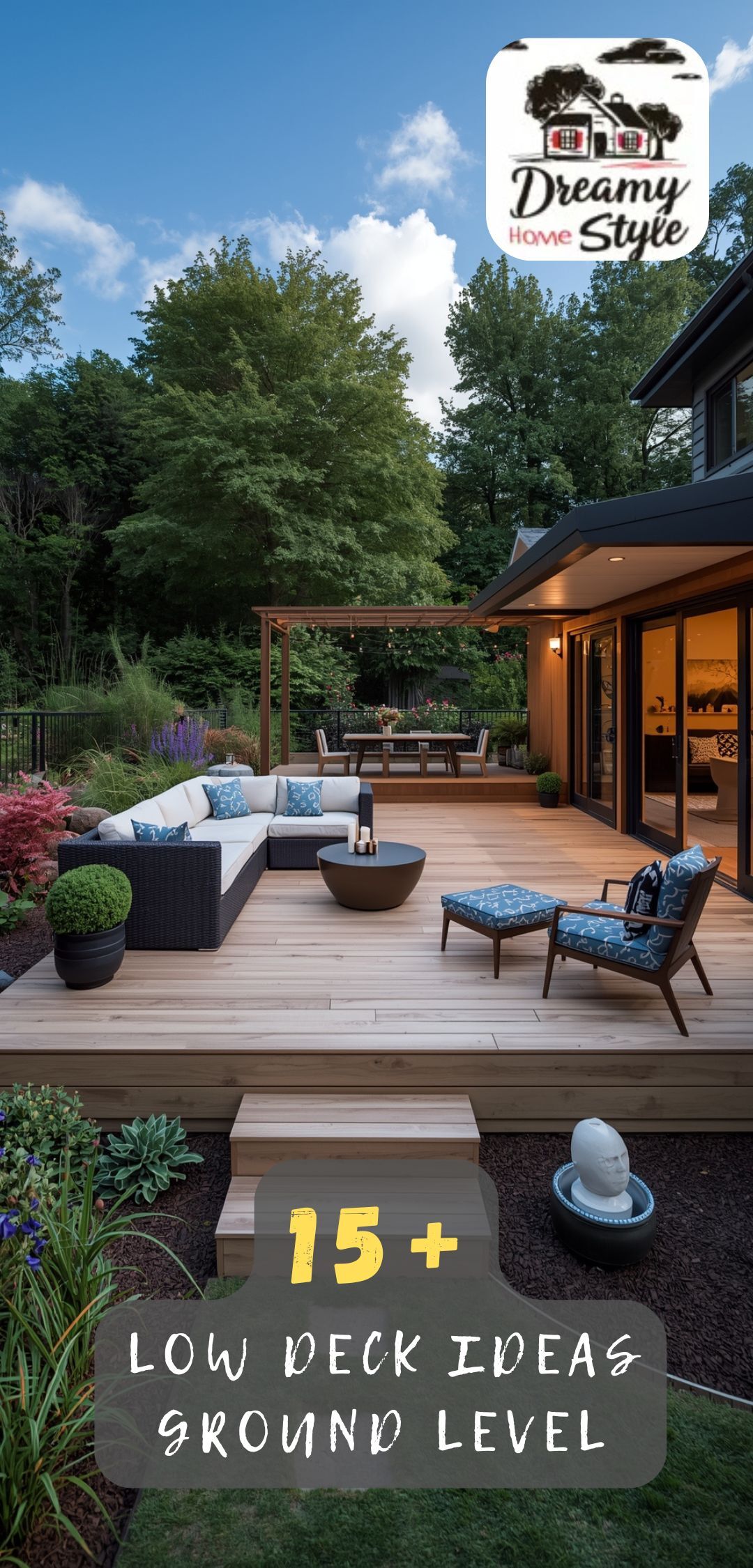 Cheap Low Deck Ideas Ground Level That Still Look Premium — DreamyHomeStyle